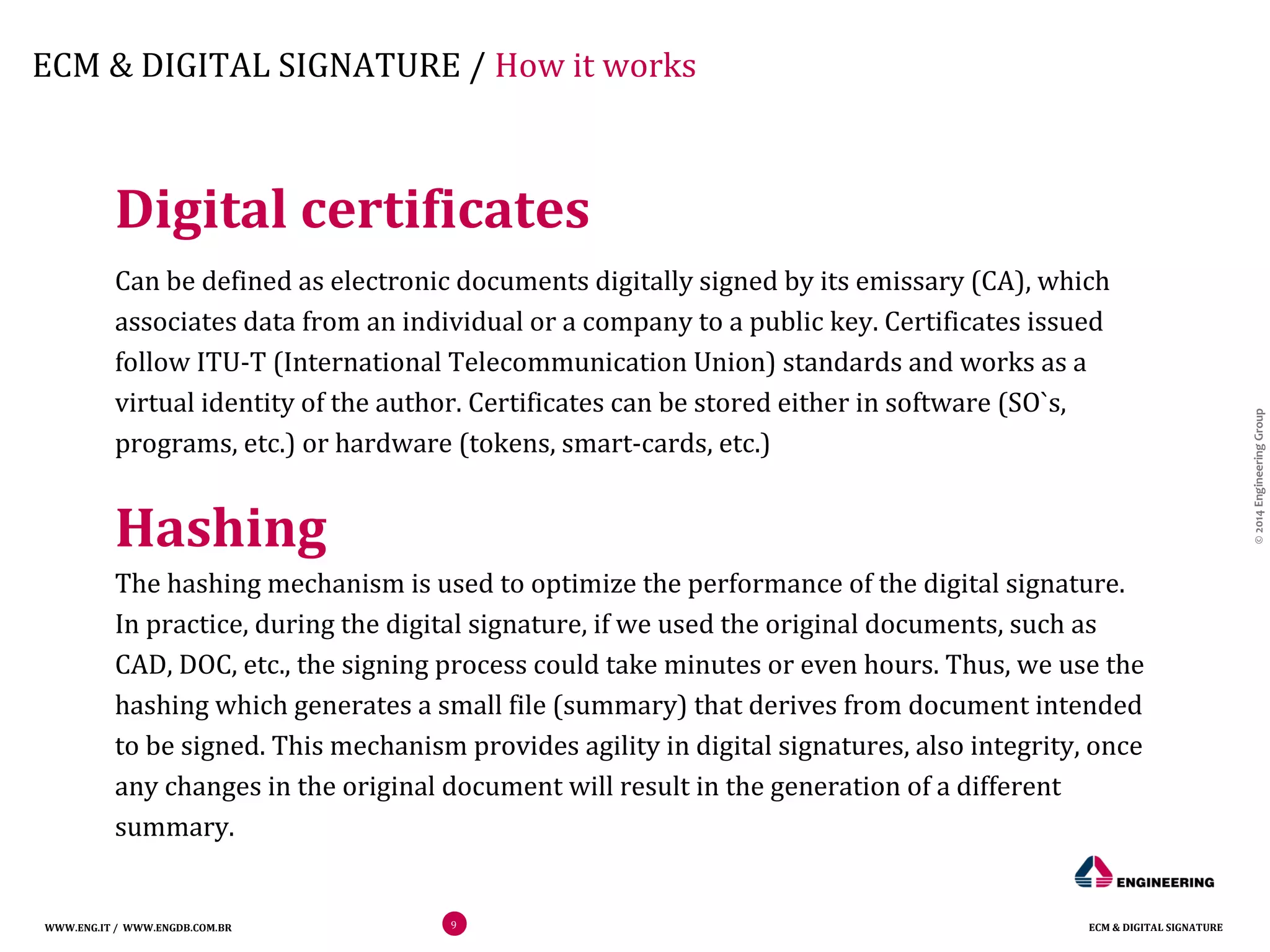ECM & Digital Signature | PPT