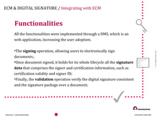 ECM & Digital Signature | PPT