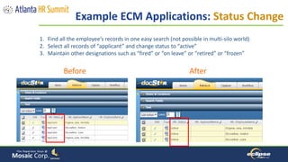 ECM Automation for HR Departments | PPT