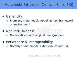 ECMFA 2015 MoNoGe metamodel extension | PPT