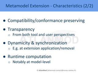 ECMFA 2015 MoNoGe metamodel extension | PPT