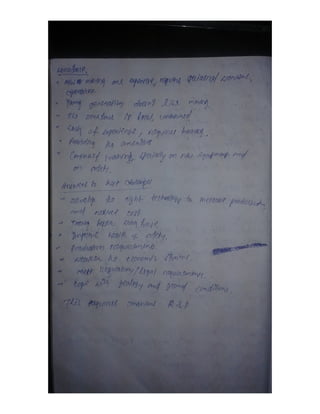 ECO FRIENDLY MINING full notes mid sem (1) | PDF