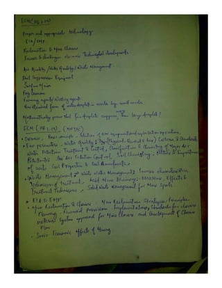 ECO FRIENDLY MINING full notes mid sem (1) | PDF