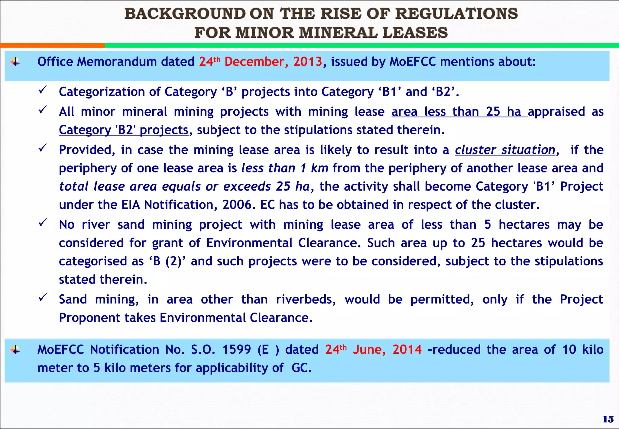 Ec minor mineral b2 mining 2016_dr rlm | PPT