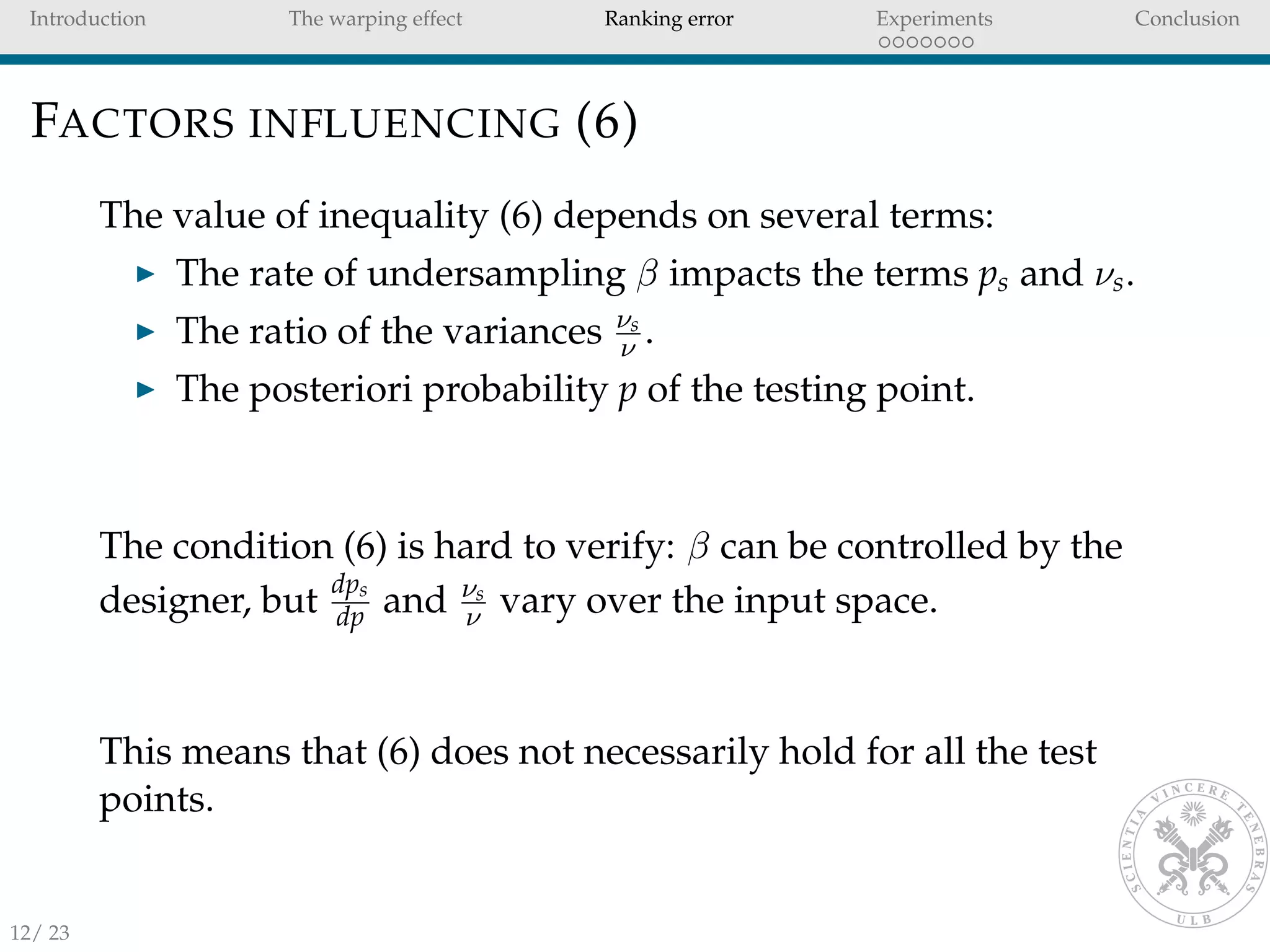 When is undersampling effective in unbalanced classification tasks? | PDF