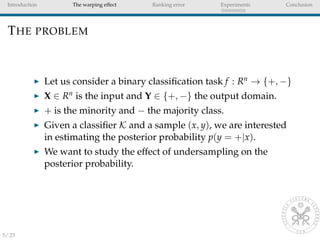 When is undersampling effective in unbalanced classification tasks? | PDF