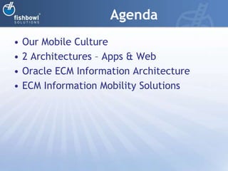 Mobile ECM for the iPad, iPhone, Android and Mobile Browsers | PPT