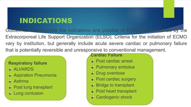 Ecmo (Extracorporeal membrane oxygenation) | PPTX | First Aid | Injuries