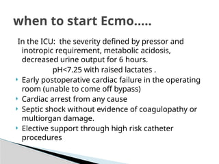 ECMO. Introduction to VA, VV ECMO, ECPR. | PPTX