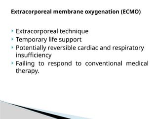 ECMO. Introduction to VA, VV ECMO, ECPR. | PPTX