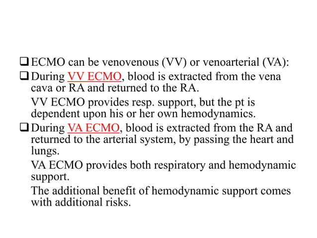 ECMO | PPTX | Heart and Cardiovascular Diseases | Diseases and Conditions