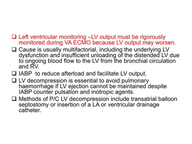 ECMO | PPTX | Heart and Cardiovascular Diseases | Diseases and Conditions