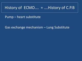 Ecmo bridge to recovery | PPTX