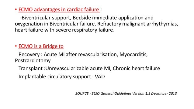 ECMO - extracorporeal membrane oxygenation