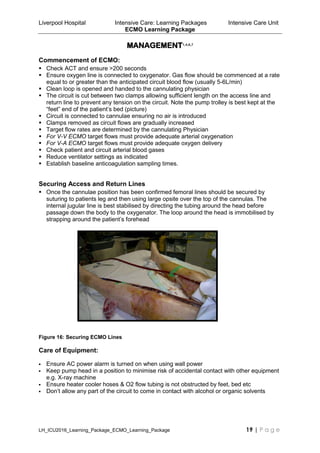 ECMO_Learning_package.pdf | Heart and Cardiovascular Diseases | Diseases and Conditions