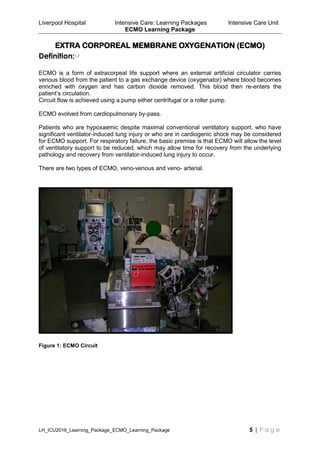 ECMO_Learning_package.pdf | Heart and Cardiovascular Diseases | Diseases and Conditions