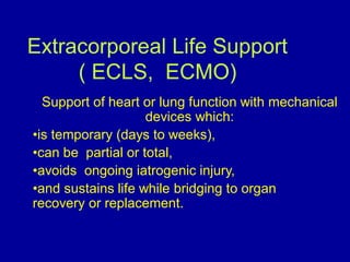 Ecmo : Past, Present & Future | PDF