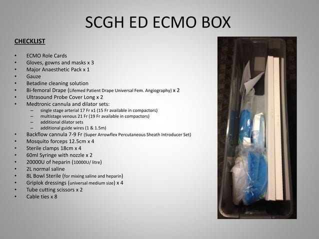SCGH ED ECMO update | PPTX