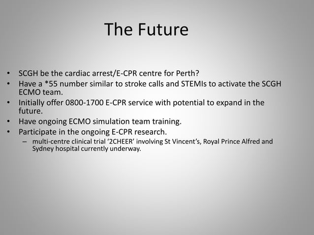 SCGH ED ECMO update | PPTX