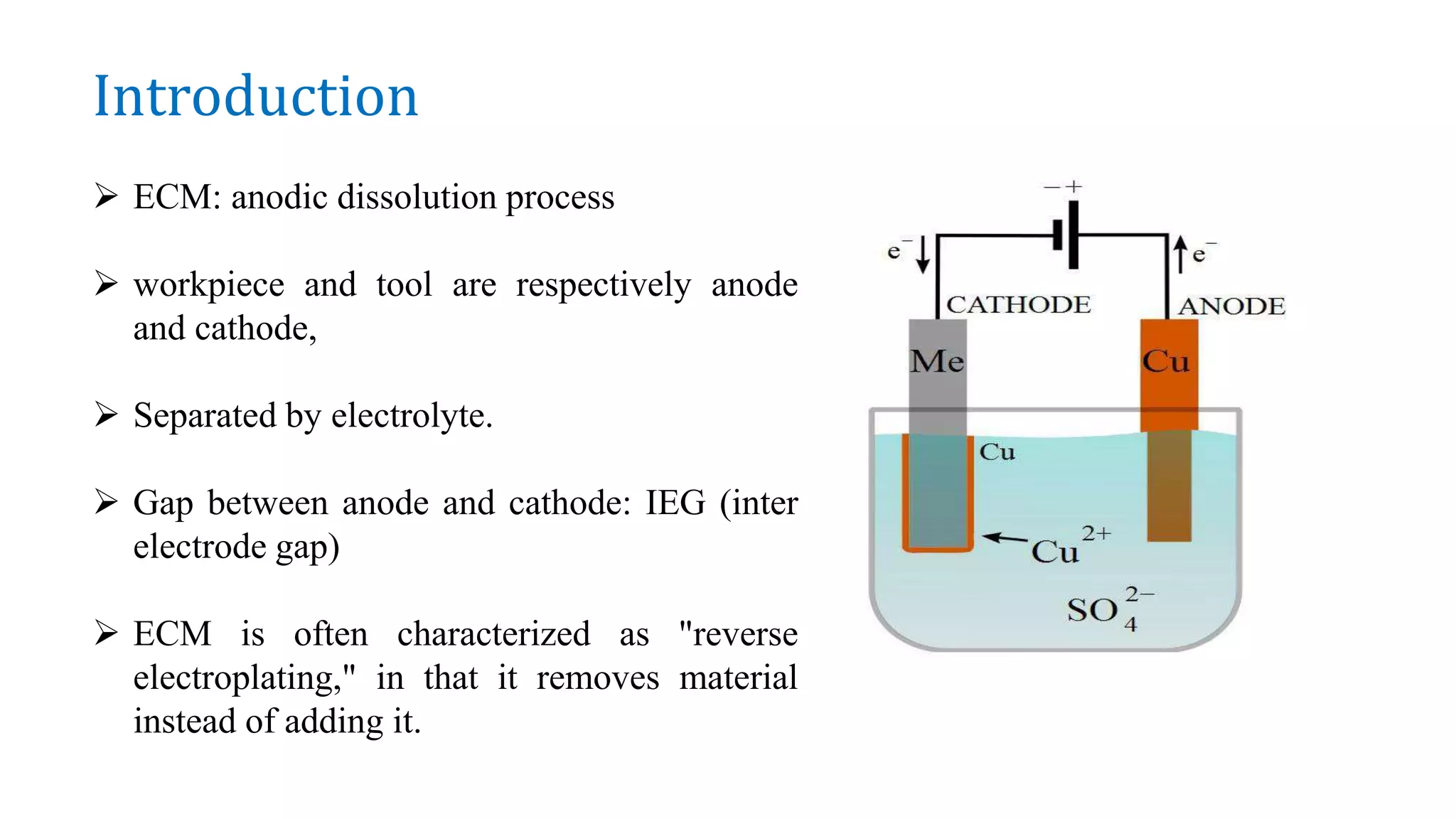 Electro chemical machining parameters | PPTX