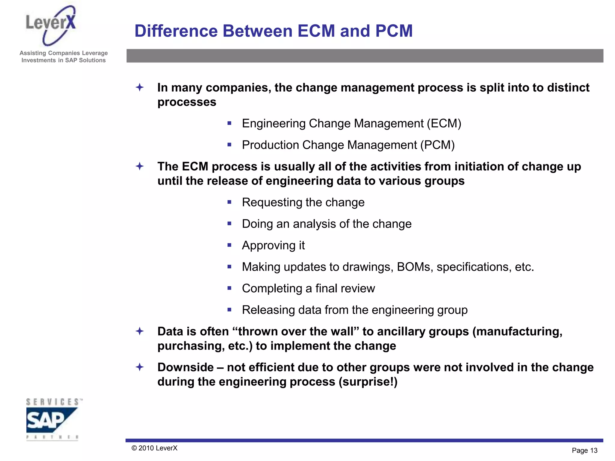 Engineering Change Management - Overview and Best Practices | PPTX