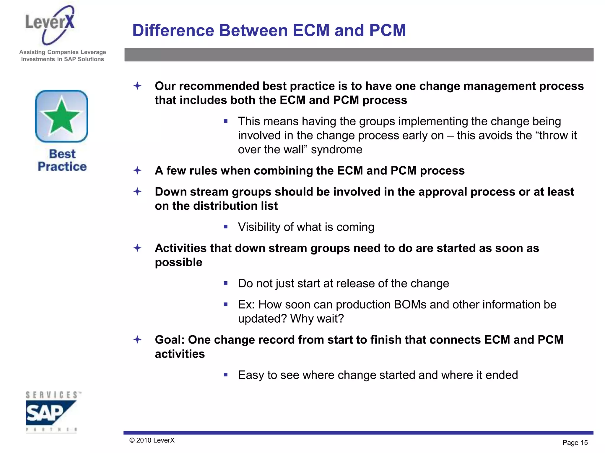 Engineering Change Management - Overview and Best Practices | PPTX