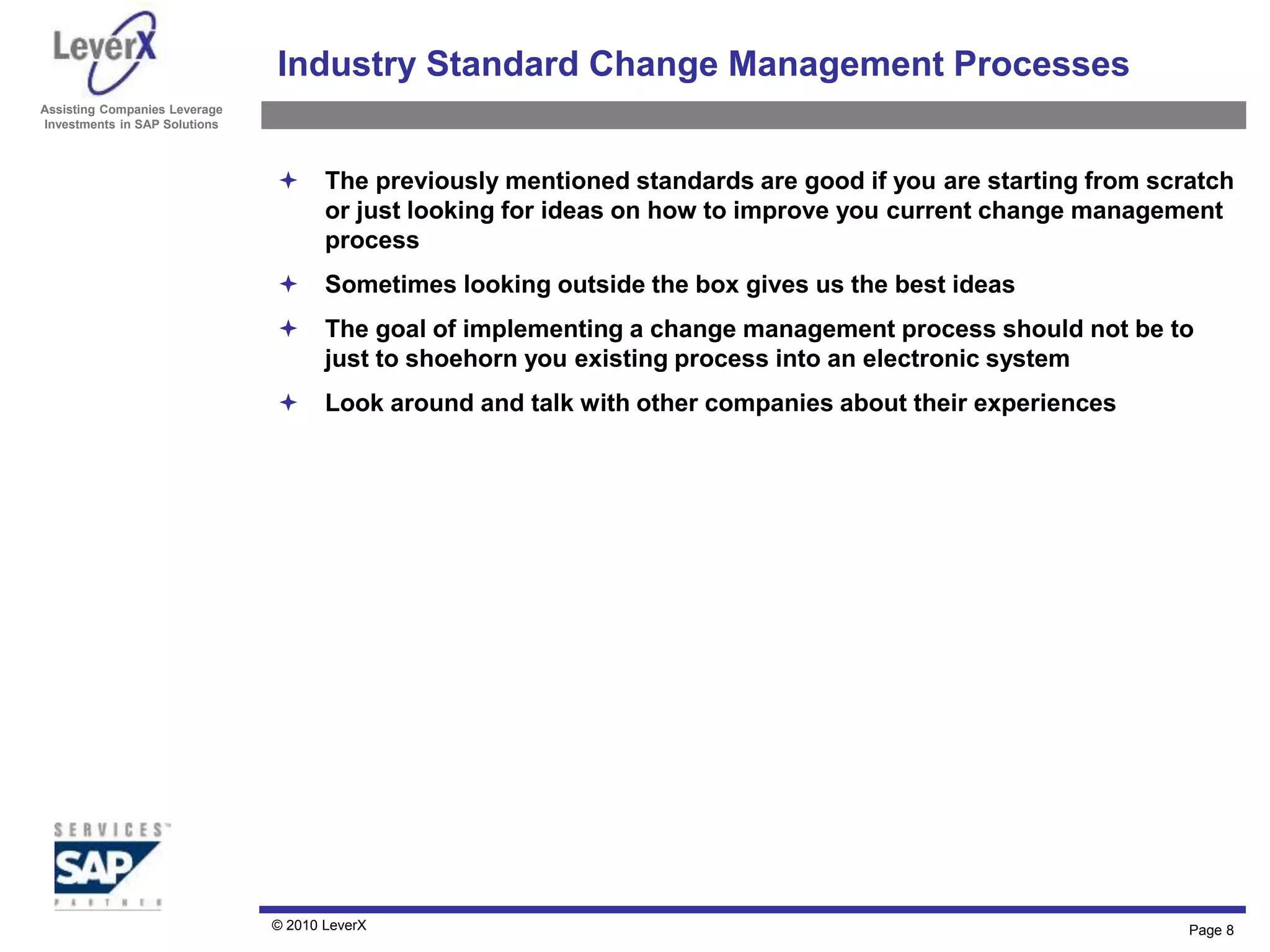 Engineering Change Management - Overview and Best Practices | PPTX