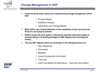 Engineering Change Management - Overview and Best Practices | PPTX