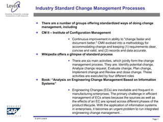 Engineering Change Management - Overview and Best Practices | PPTX