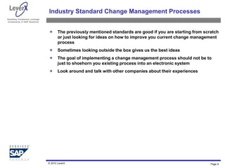 Engineering Change Management - Overview and Best Practices | PPTX