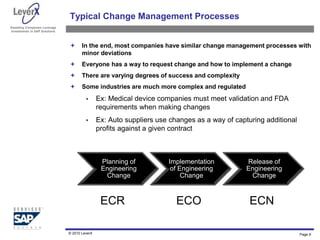 Engineering Change Management - Overview and Best Practices | PPTX