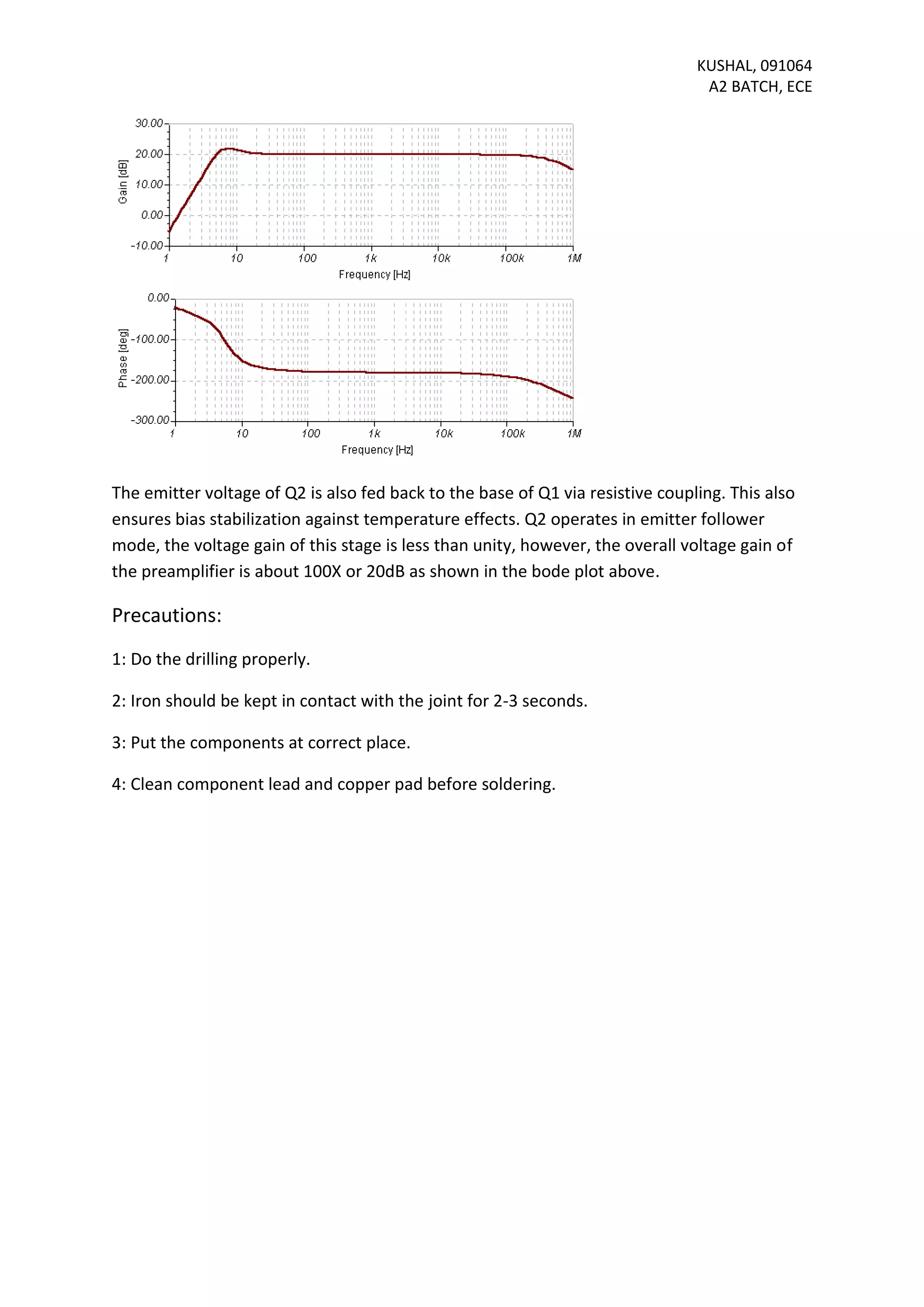 Ecm pre amplifier | DOCX