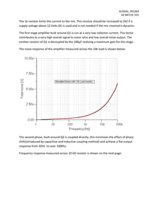 Ecm pre amplifier | DOCX