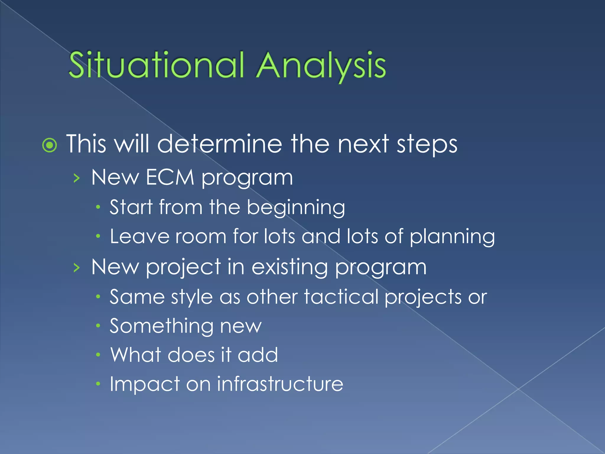 ECM Project Management Basics | PPTX