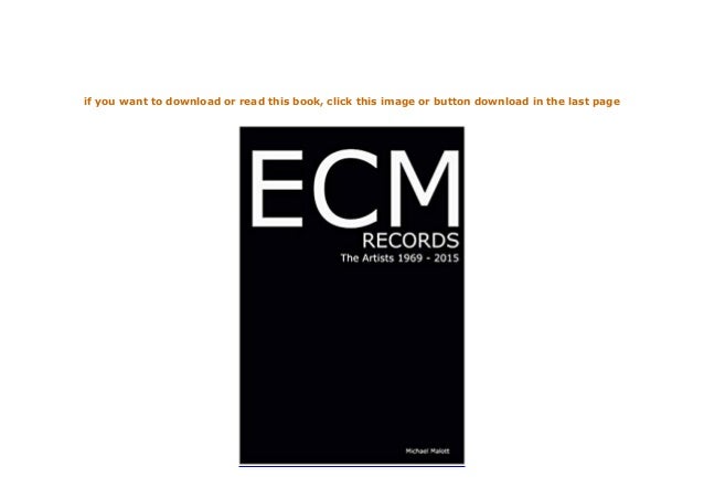~[DOWNLOAD_EBOOK]~ ECM RECORDS The Artists ECM Records Complete ^^Full ...