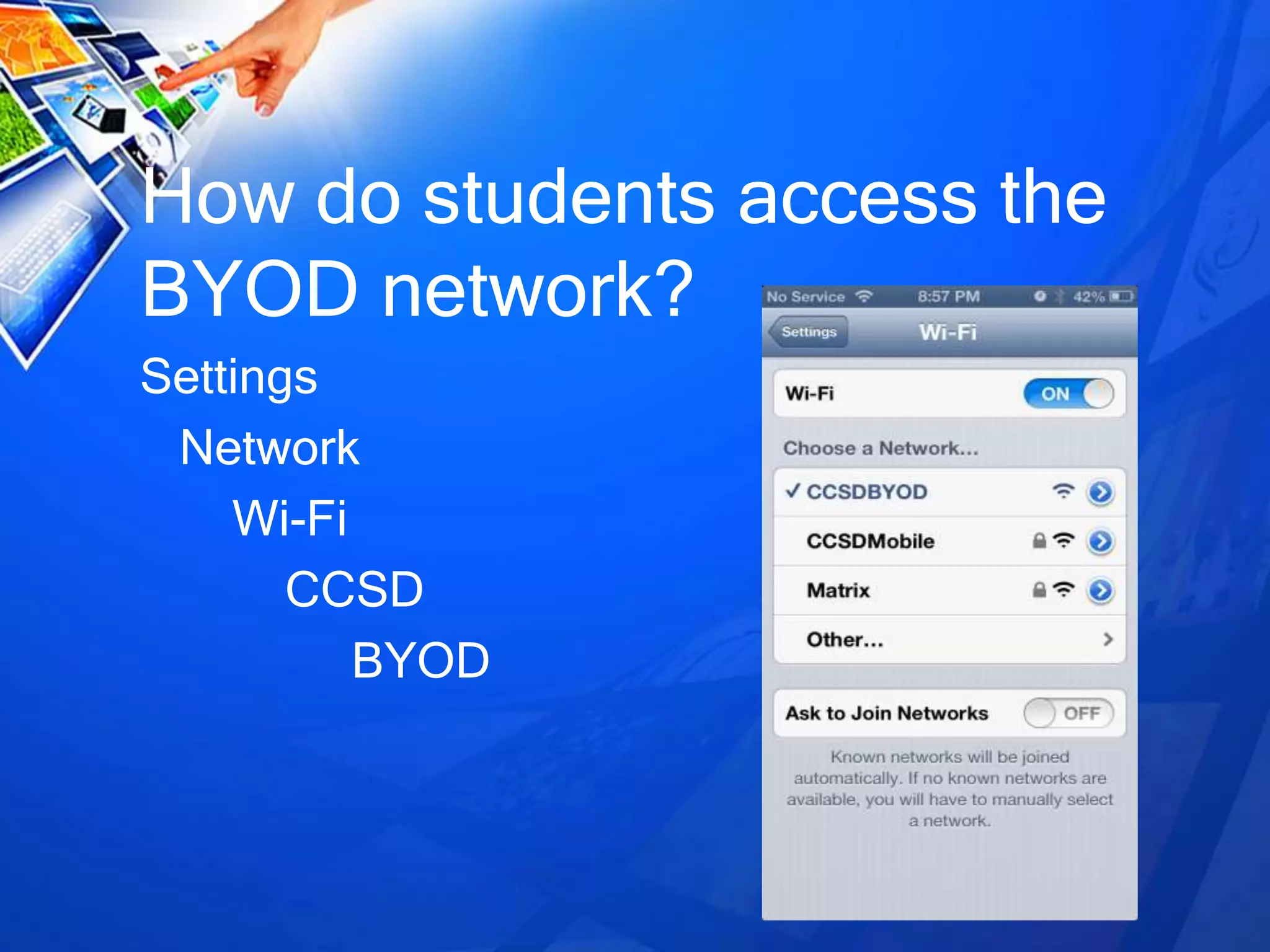 ECMS BYOD Presentation 2013 | PPTX | Laptops | Computing