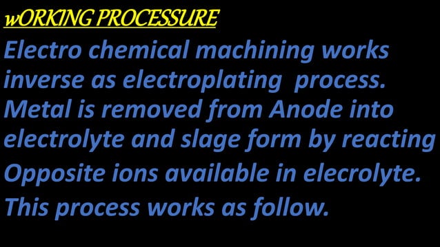 Electro chemical machine ( ecm ) | PPTX | Chemistry | Science