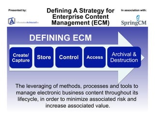 ECM Strategy Development | PDF | Computer Software and Applications | Computing