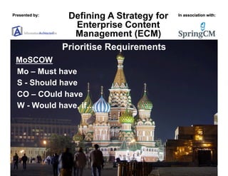 ECM Strategy Development | PDF | Computer Software and Applications | Computing