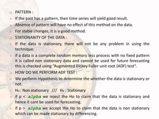 Ecm time series forecast | PPSX