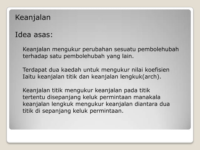 Ecn 2013 keanjalan permintaan dan penawaran | PPT