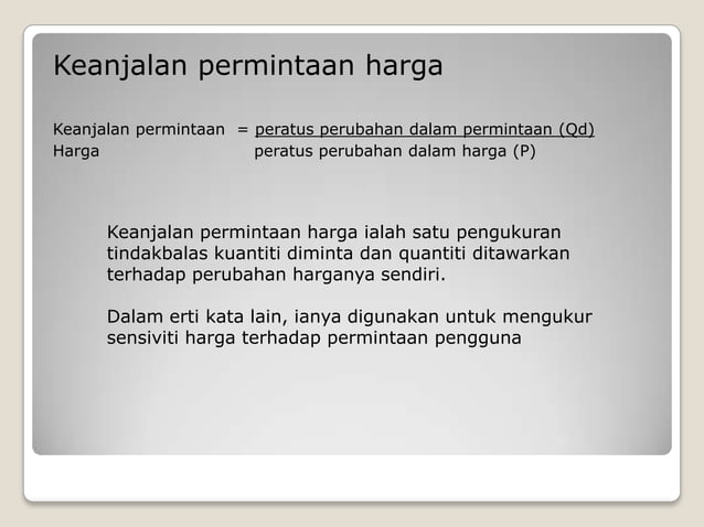 Ecn 2013 keanjalan permintaan dan penawaran | PPT