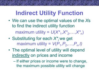 Microeconomics Ananlysis by Walter Nicolson Chapter 4 | PPT