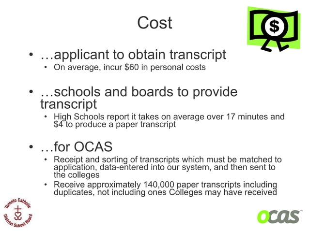 2007 ECNO Conference - Electronic Transcript Management System | PPT