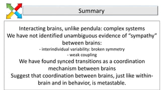 Sympathy of the Brain - Emmanuelle Tognoli, Shanghai, ECNU | PPT