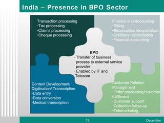 Business Process Outsourcing | PPT