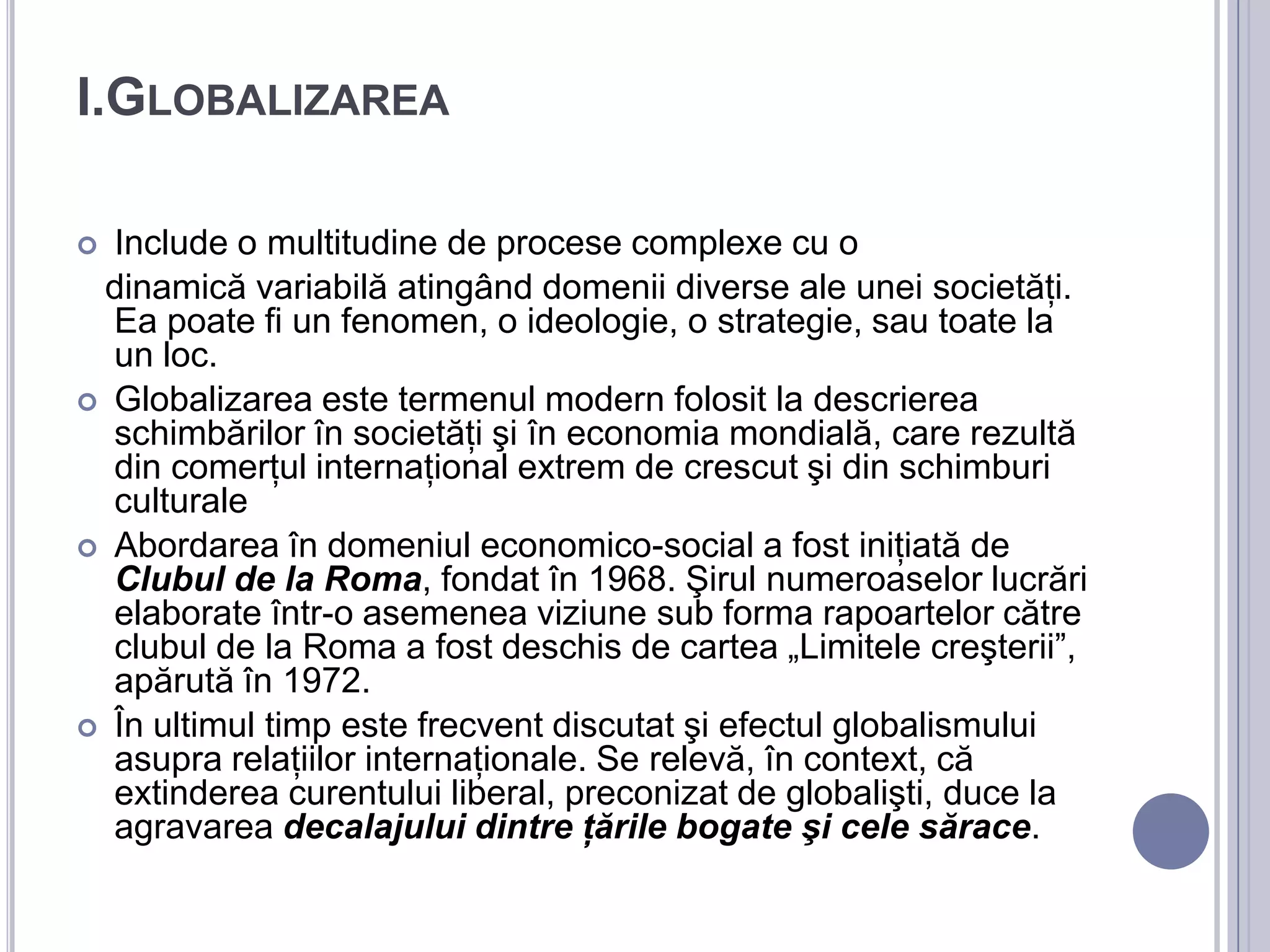 Globalizarea | PPTX