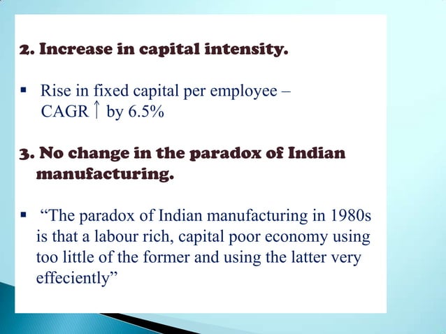 growth and pattern of industrialization in india | PPTX | Manufacturing ...