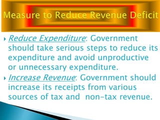 Gov budget and economy | PPTX
