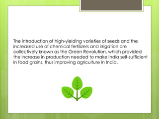 Green Revolution in India | PPSX